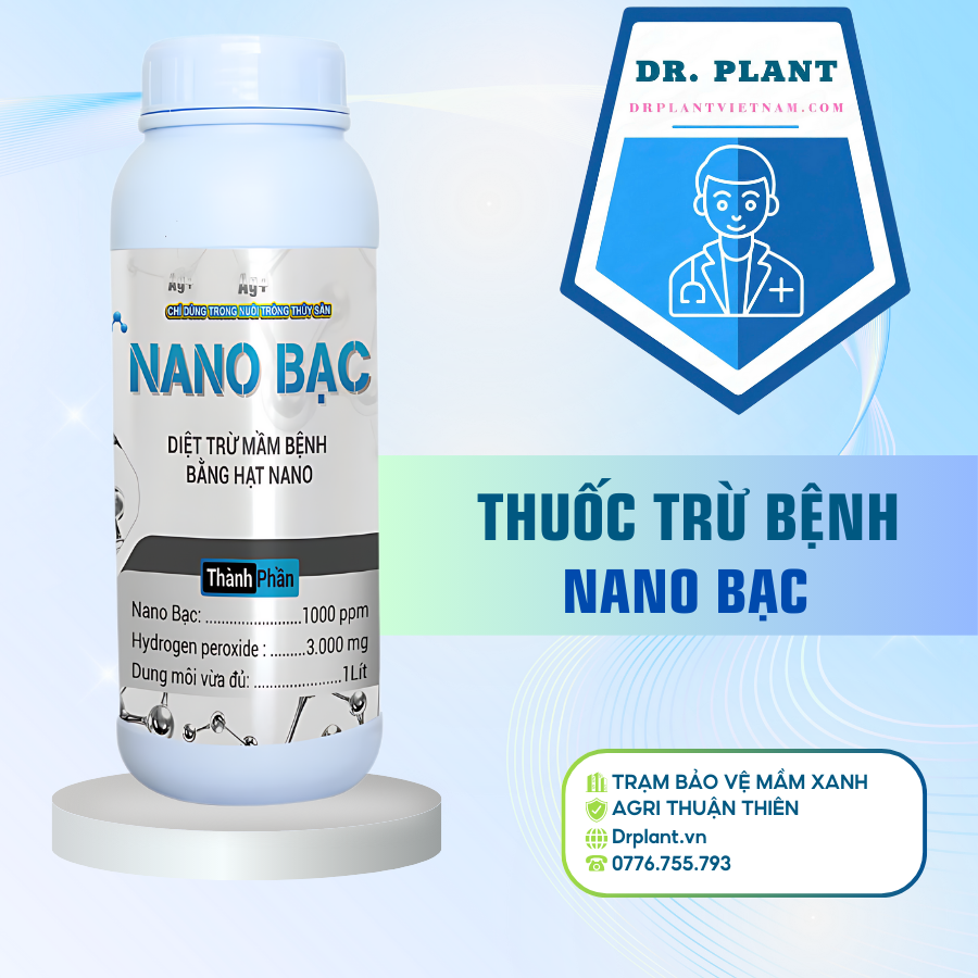 NANO BẠC – SIÊU CHẾ PHẨM SINH HỌC TRỊ NẤM BỆNH HẠI