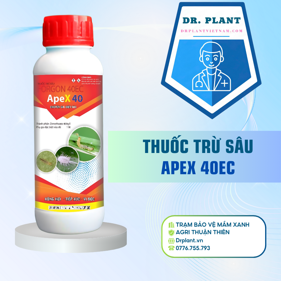 APEX 40EC - XÓA TAN RUỒI VÀNG VÀ RẦY MỀM HẠI CÂY