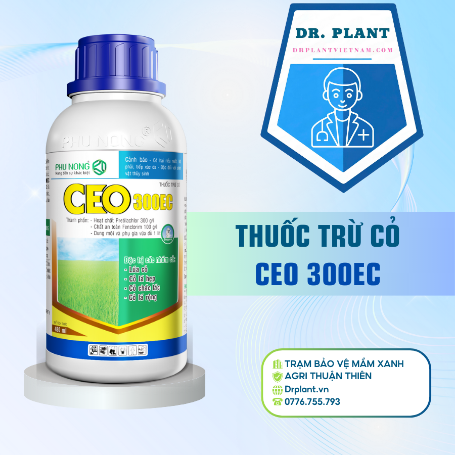 CEO 300EC - CỎ LÁ HẸP, CHÁC LÁC GÂY HẠI CÂY TRỒNG