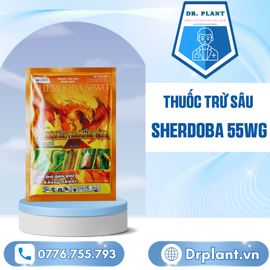 SHERDOBA 55WG – THUỐC TRỪ SÂU KHOANG, SÂU TƠ