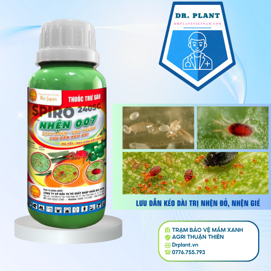 SPIRO 240SC - LƯU DẪN KÉO DÀI TRỊ NHỆN ĐỎ, NHỆN GIÉ